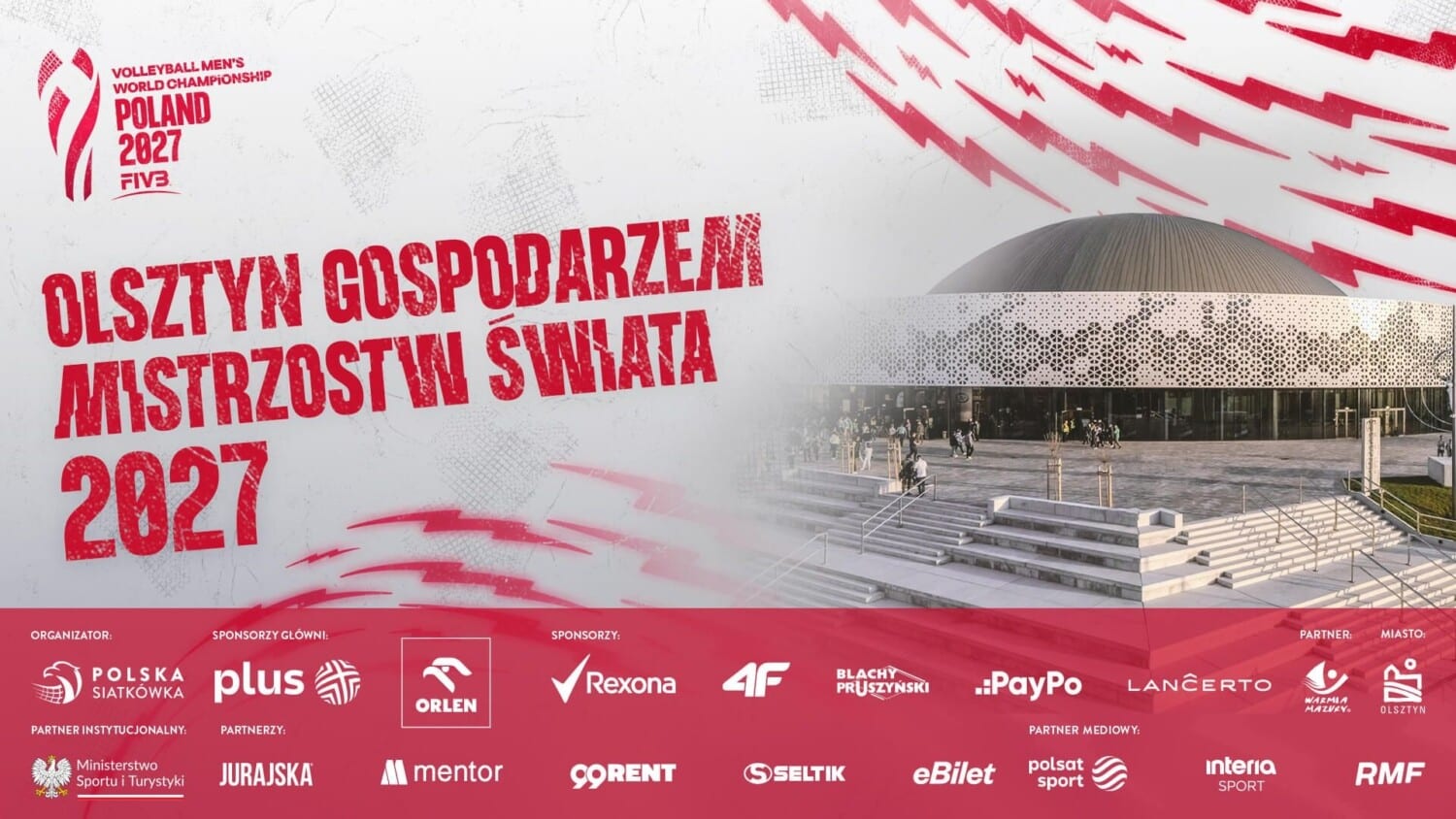 Wielka siatkówka w Uranii. Olsztyn gospodarzem MŚ 2027